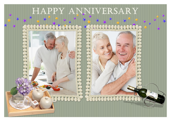 Anniversary Card Templates Greeting Card Builder